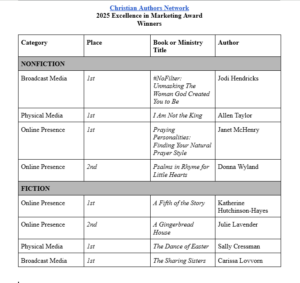 2025 CAN Excellence in Marketing Award Winners Announced! - Christian ...